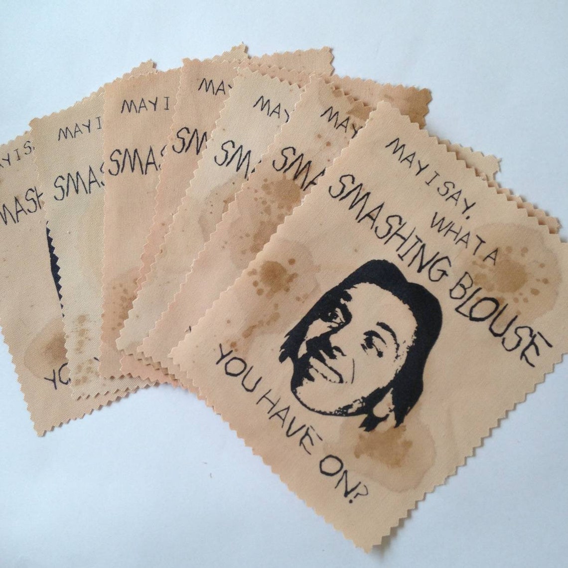 Rik Mayall Bottom Richie Rich Sew on Patch Smashing Blouse - Etsy UK