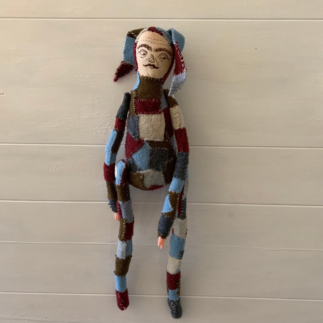Colonel Patches the OOAK Hand Stitched Upcycled Art Doll - Etsy