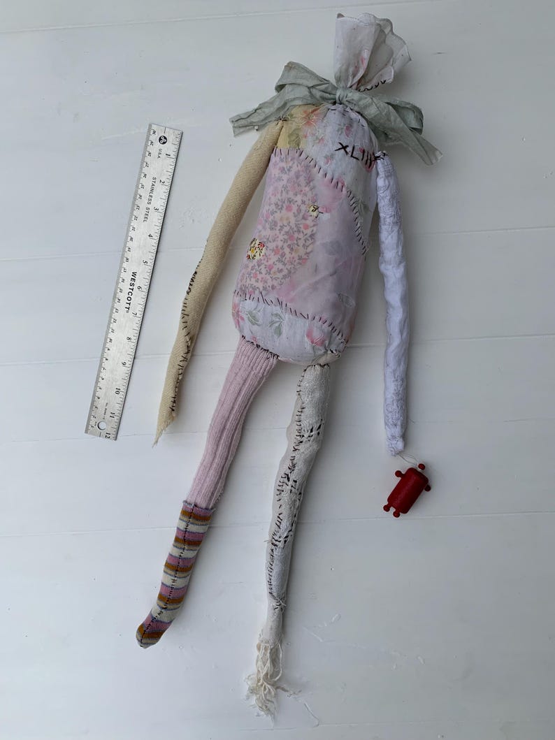 43 Trips Around the Sun Handstitched Upcycled Weird Art Doll - Etsy