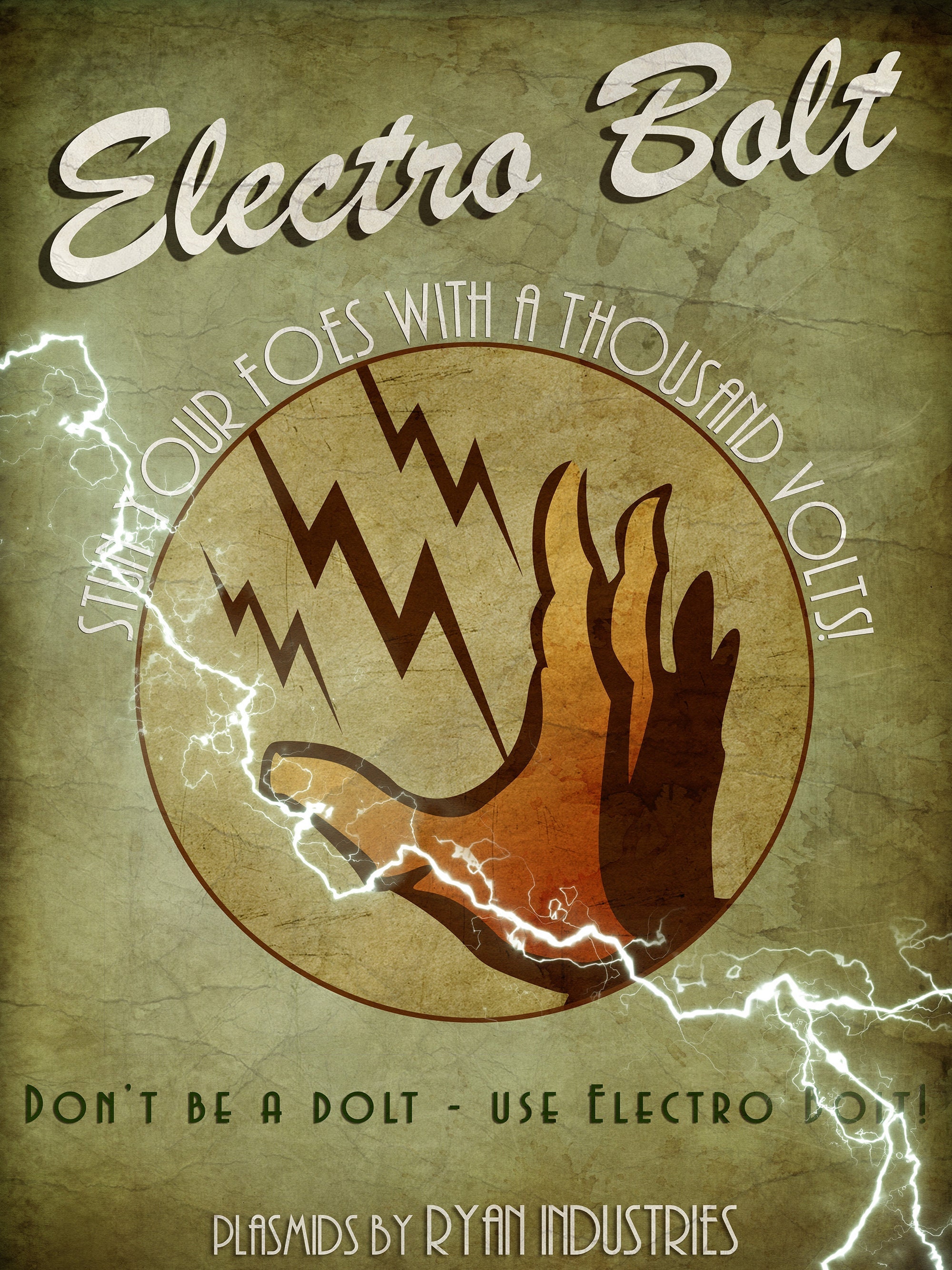 Bioshock Plasmid Poster