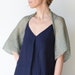 Linen Shrug Bolero - Knit Linen Jacket - Open Front Summer Cardigan ...