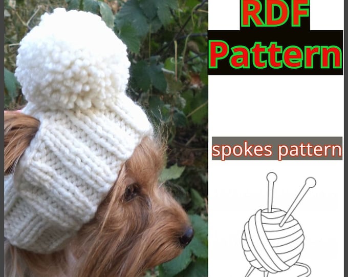 Hat Dog PATTERN, Pet Dog Pattern, Dog Hat Clothes, Pet Hats Small Dog ...