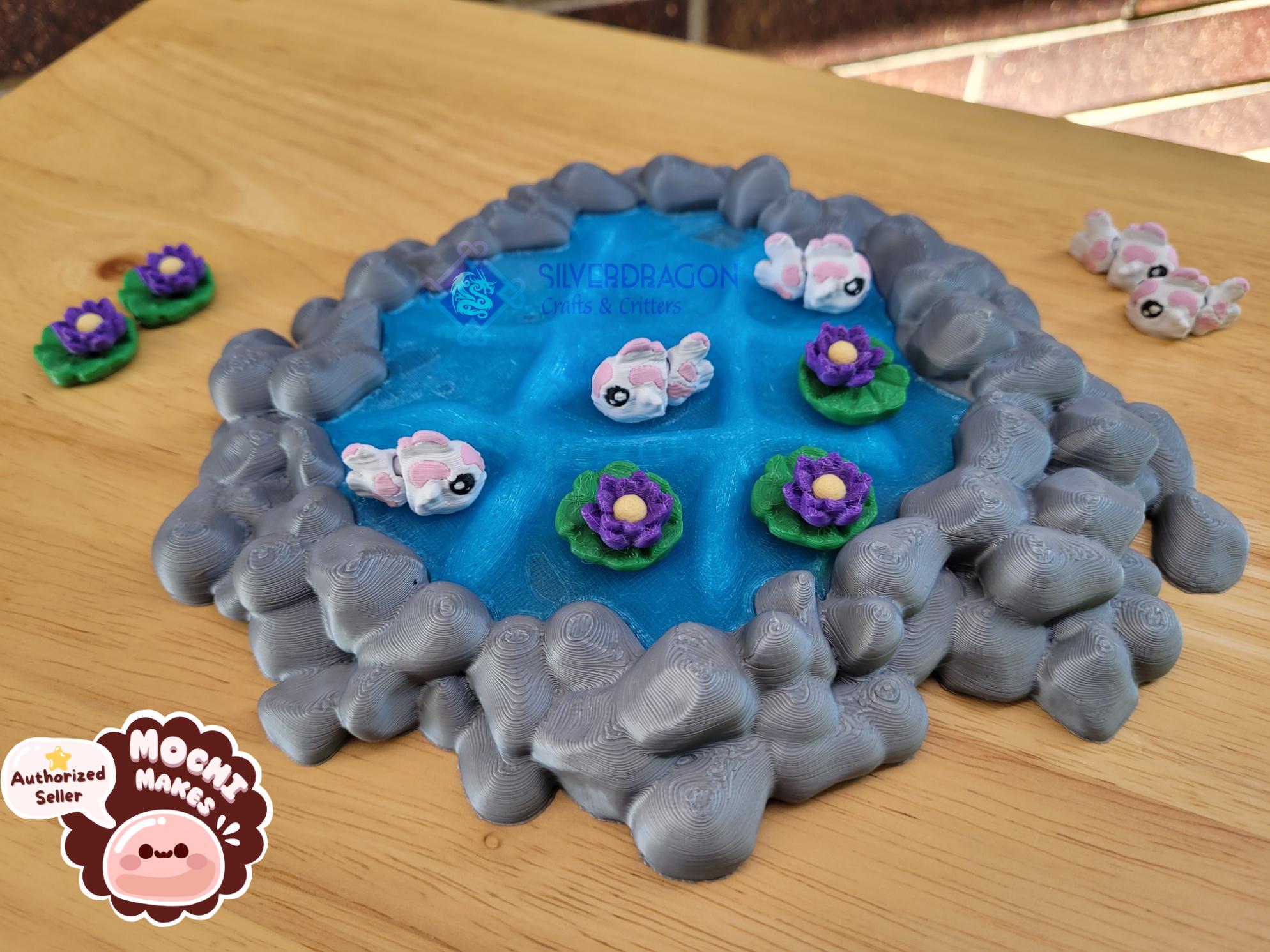 Pond and Fish Tic Tac Toe Game - Etsy