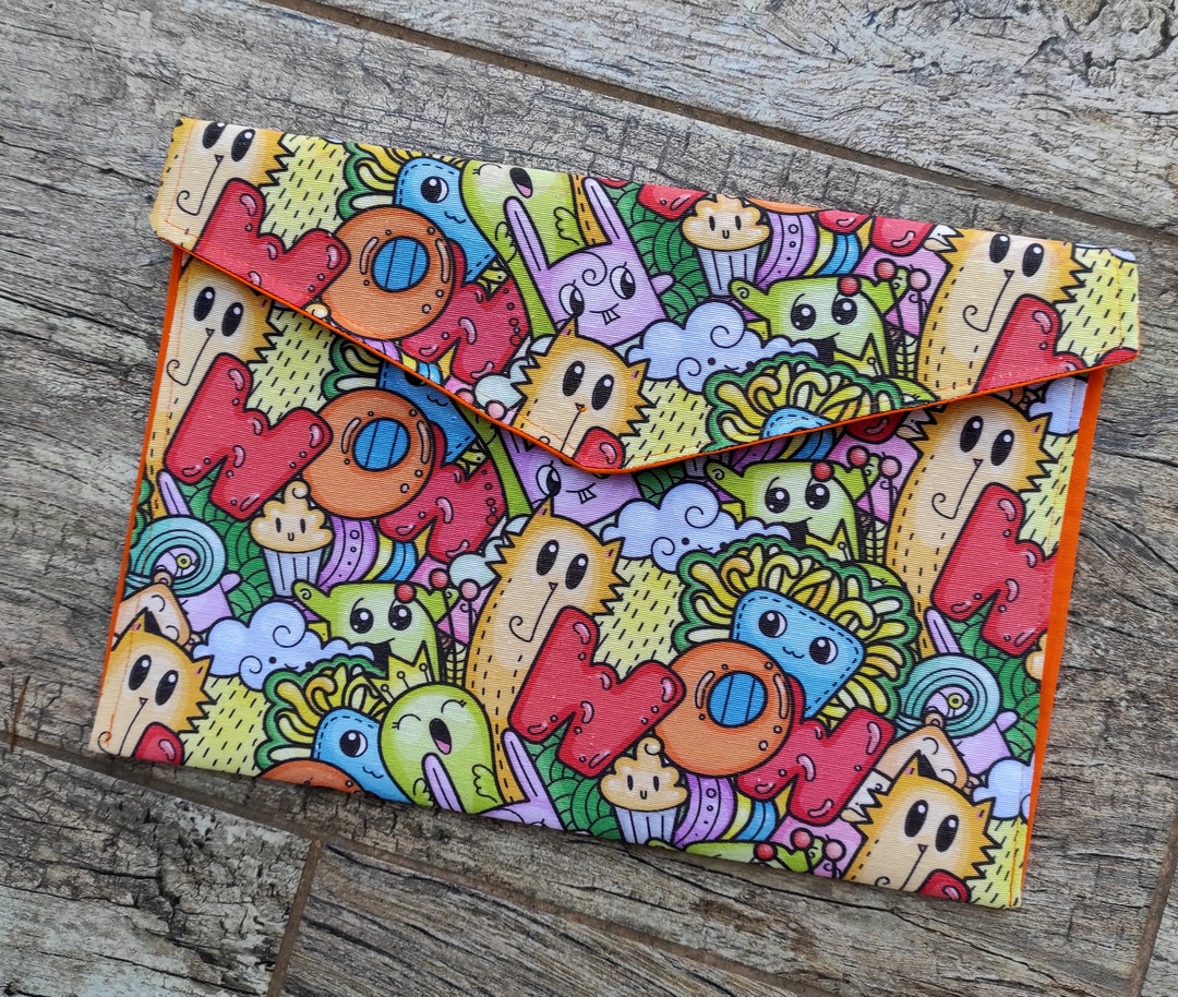 Funny Multicolored A4 Size File Pocket Fabric Document Bag - Etsy