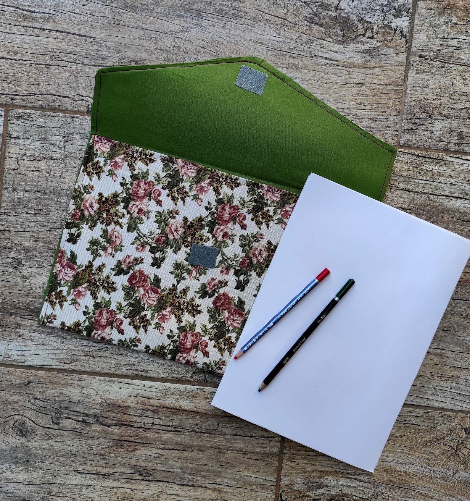 Personalized Rustic Flower A4 Size File Holder File Pocket | Etsy