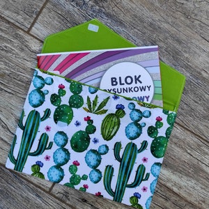 Cactus A4 Size File Bag Fabric Document Bag Office Envelope - Etsy