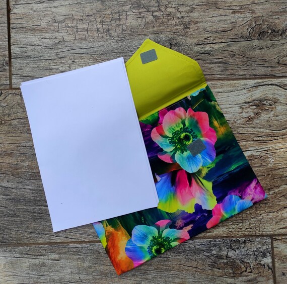 Waterproof A4 Size File Holder File Pocket Fabric Document Bag | Etsy