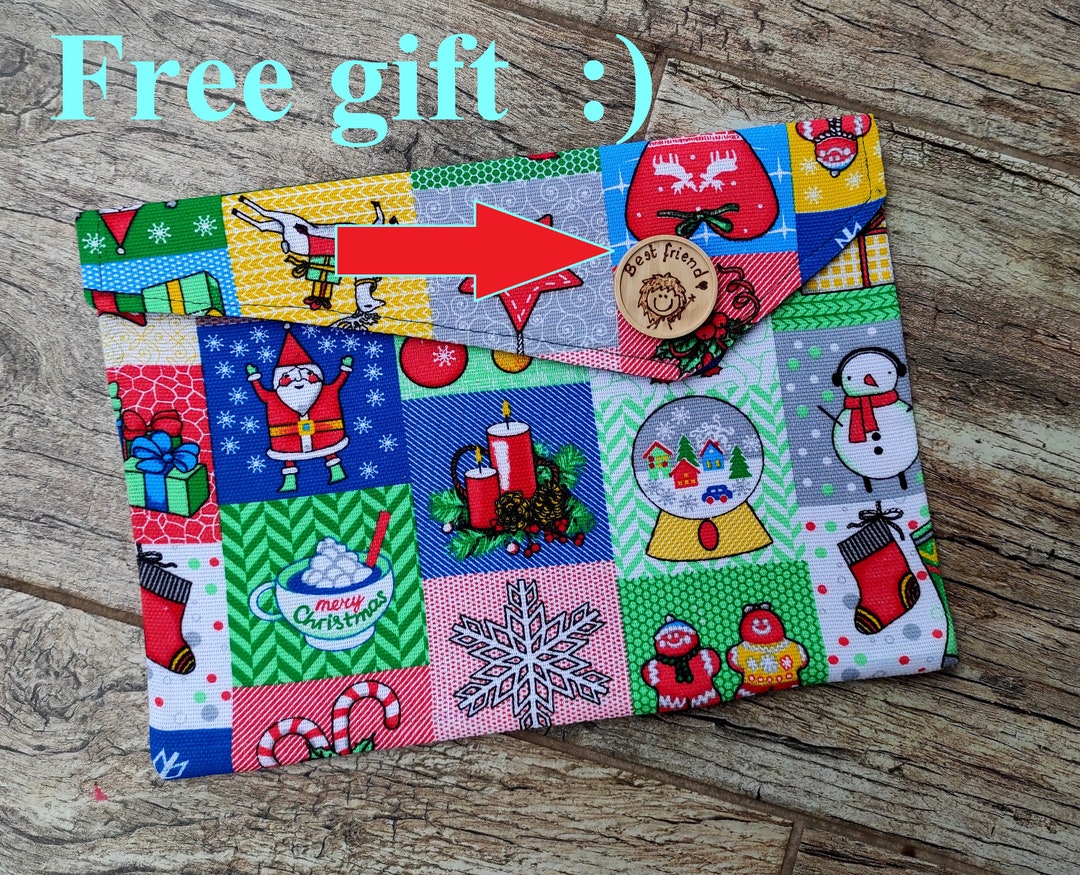 Christmas A4 Size File Pocket Fabric Document Bag Office - Etsy