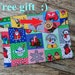 Christmas A4 Size File Pocket Fabric Document Bag Office - Etsy