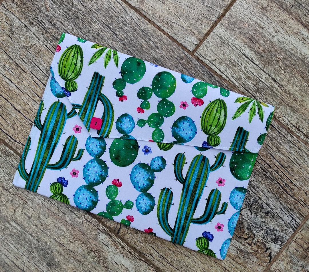 Cactus A4 Size File Bag Fabric Document Bag Office Envelope - Etsy