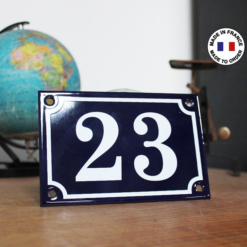 French House Numbers - Etsy
