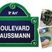 French Enamel Street Sign of Paris 12" X 10" * Made to Order ...