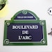 French Enamel Street Sign of Paris 12" X 10" * Made to Order ...