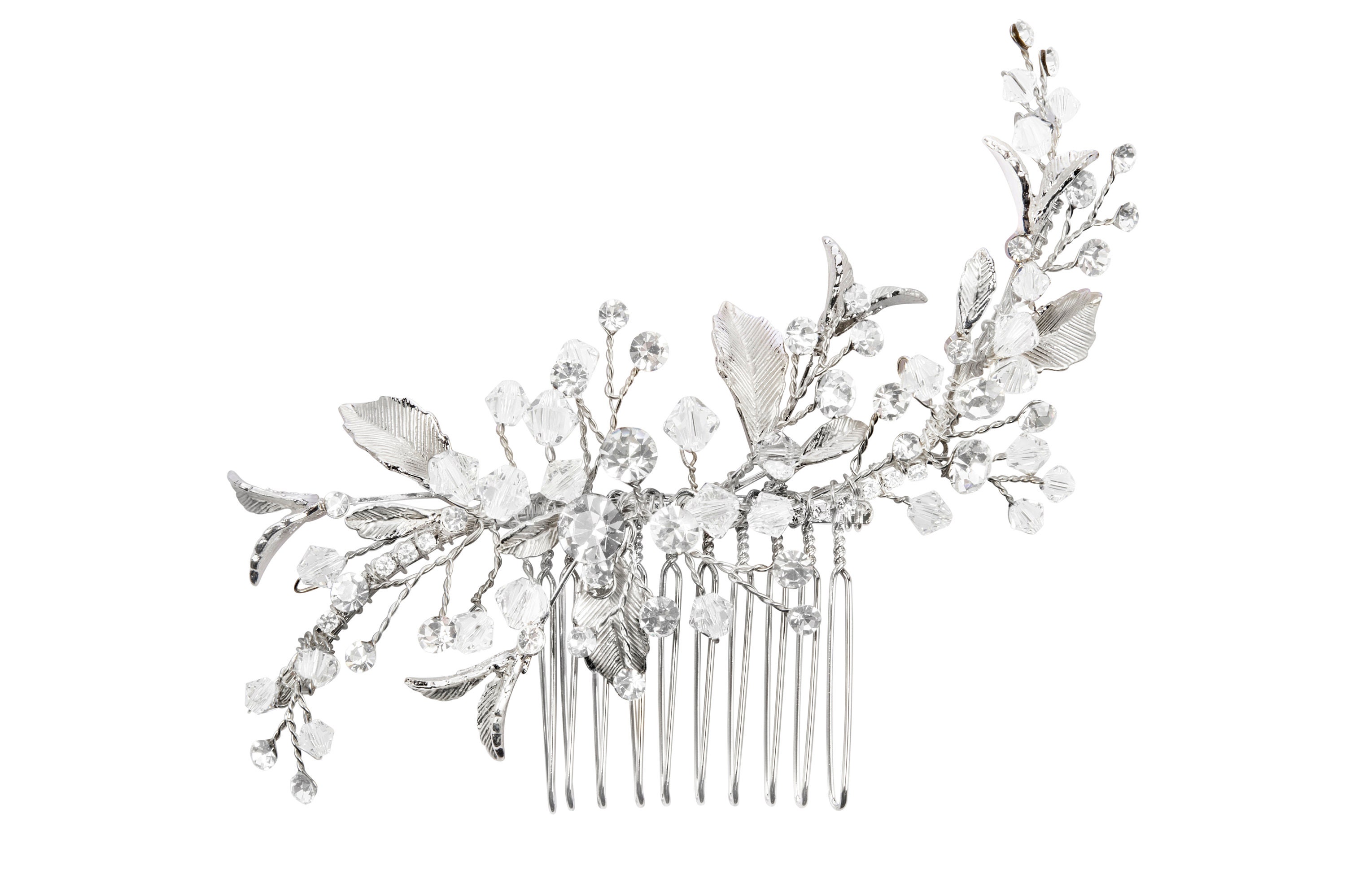 Alice Wedding Comb Back Comb Crystal And Pearl Hair Comb Etsy