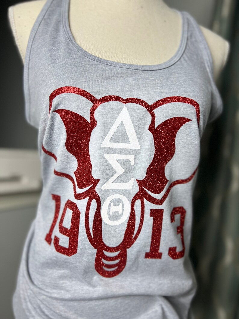 Delta Sigma Theta Elephant Tank DST Tank Greek Tank - Etsy