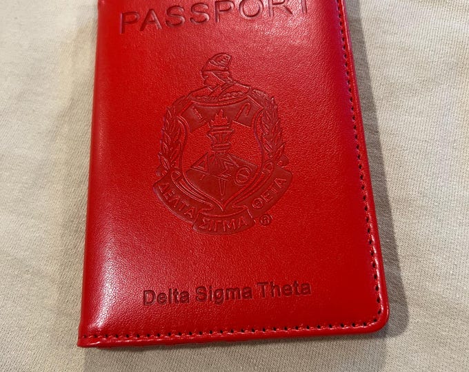 Delta Sigma Theta Passport Cover - Etsy