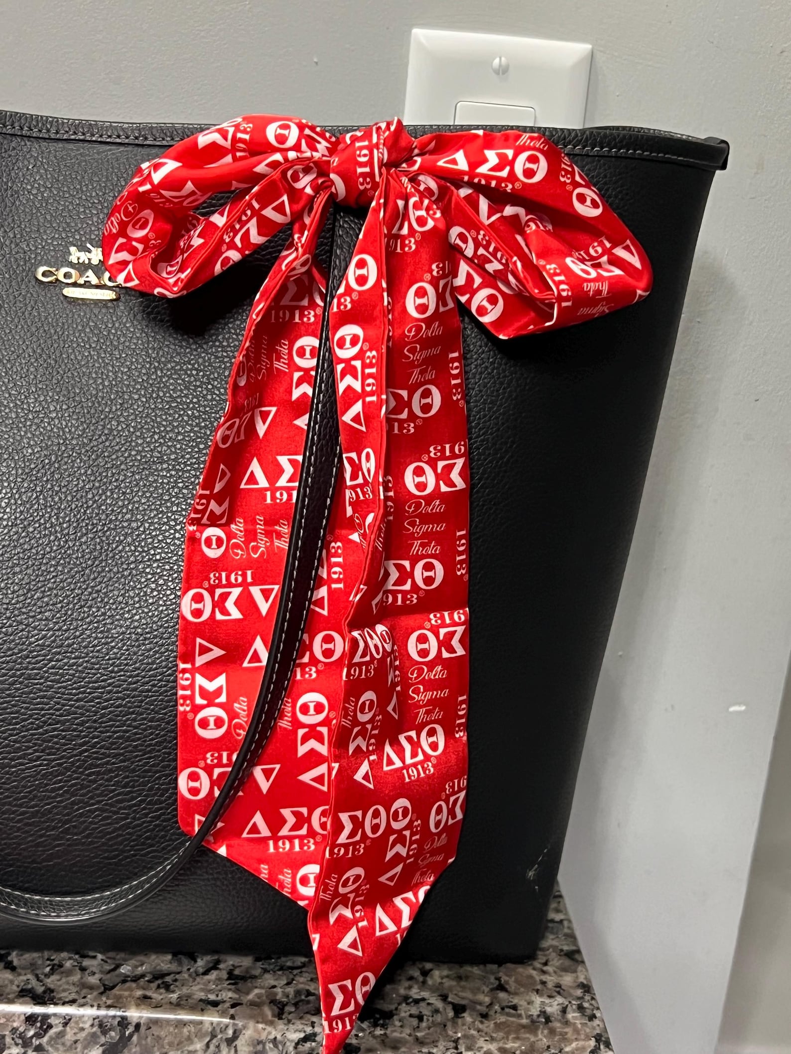 Delta Sigma Theta Purse Scarf - Etsy