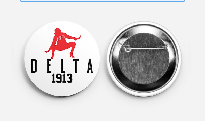 Delta Sigma Theta Button, Duckwalk, DST, 1913 Pins, Gift. 2.25in - Etsy