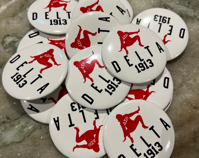 Delta Sigma Theta Button, Duckwalk, DST, 1913 Pins, Gift - Etsy