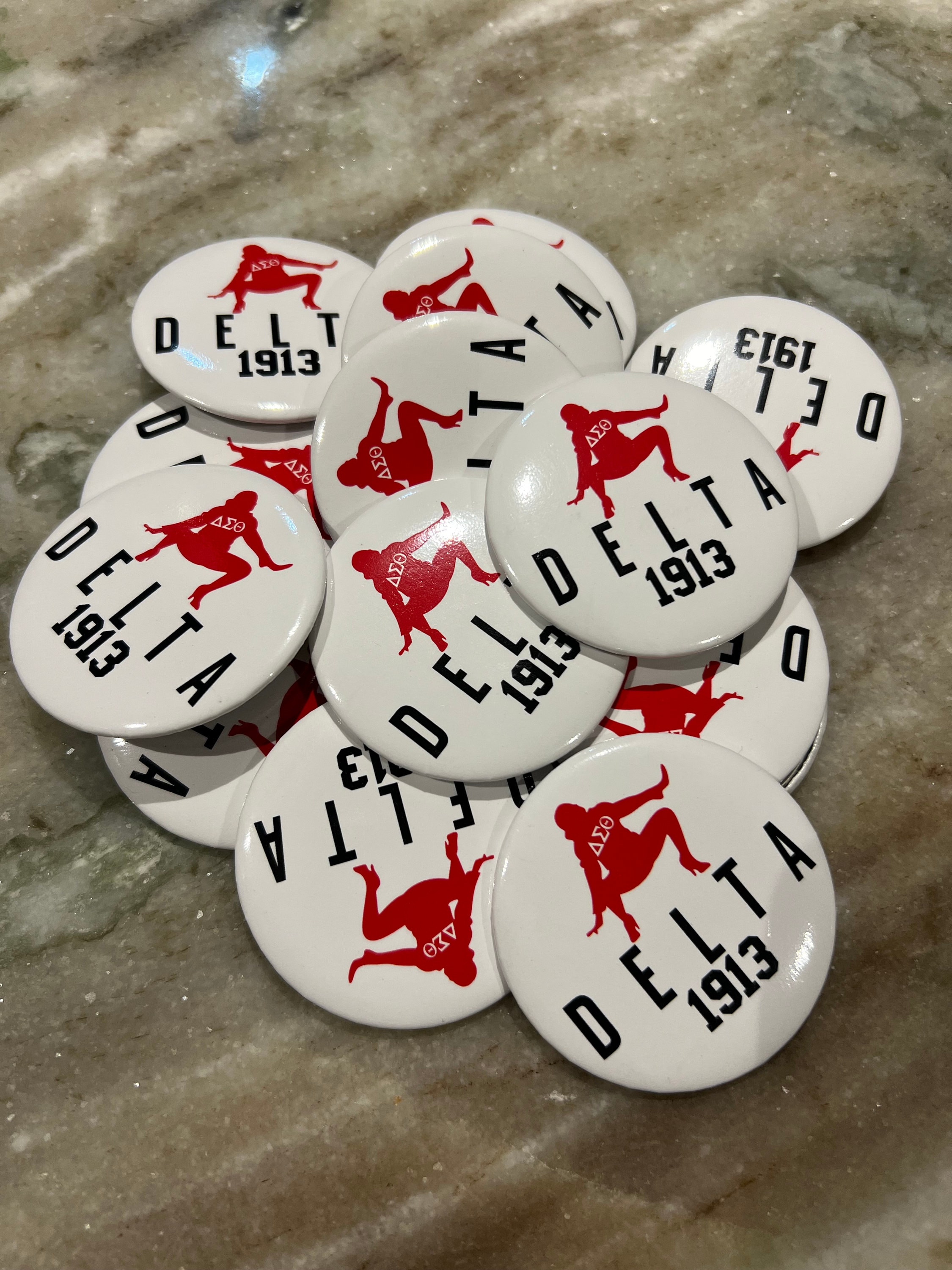 Delta Sigma Theta Button, Duckwalk, DST, 1913 Pins, Gift. 2.25in - Etsy