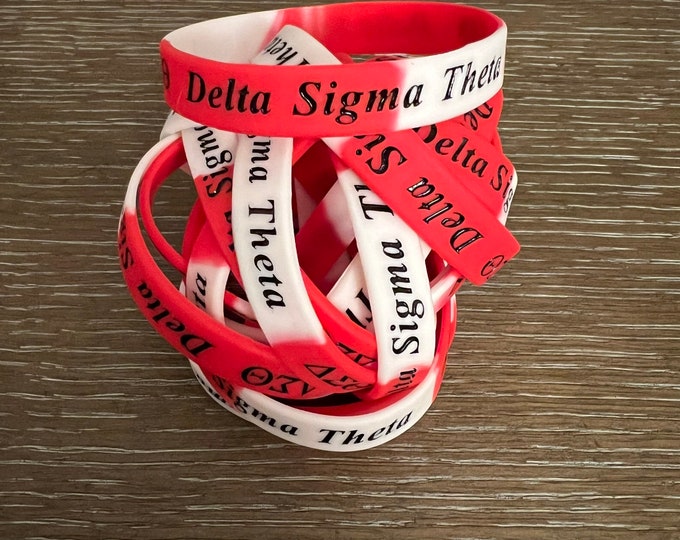 Delta Sigma Theta Silicone Bracelet DST Crossing Gift Delta - Etsy