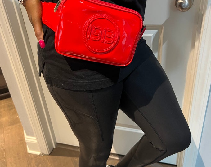 Delta Sigma Theta Red Fanny-pack, Crossbody, Bag, Purse - Etsy