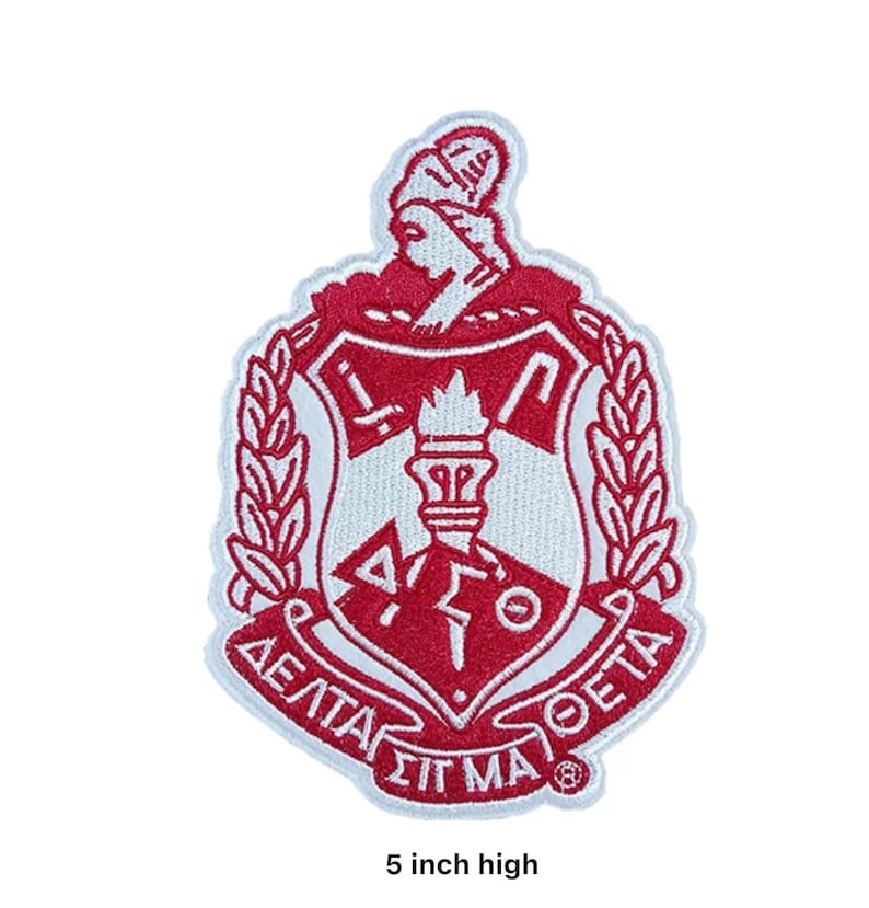 Delta Sigma Theta Iron Patches, Customize Your Jean Jacket, - Etsy