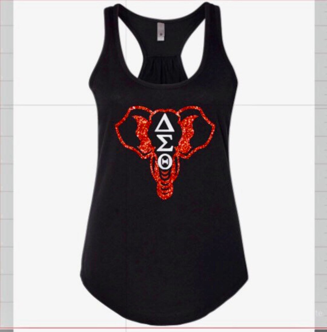 Delta Sigma Theta Elephant Tank DST Tank Greek Tank - Etsy