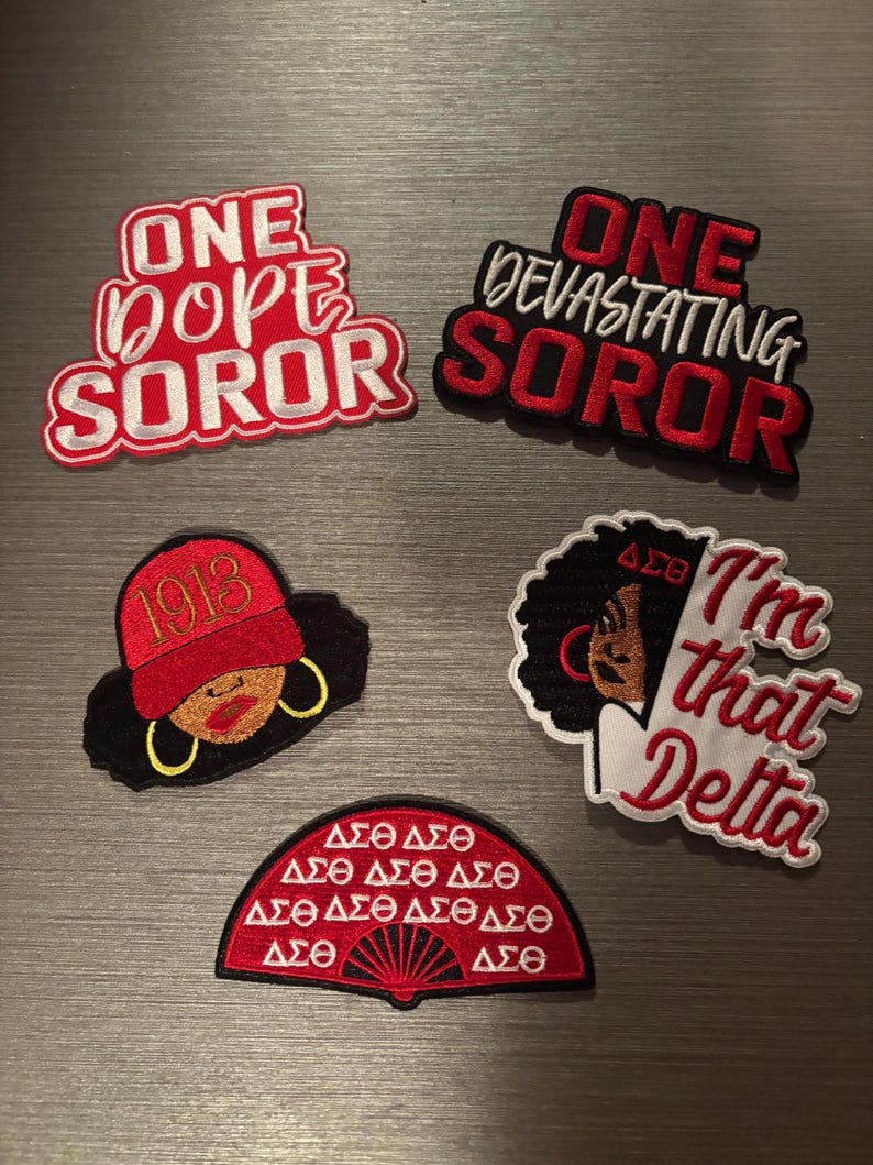 Delta Sigma Theta Iron on Patches, DST, Soror - Etsy