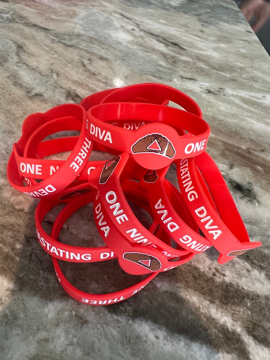 Delta Sigma Theta Silicone Bracelet, DST, Crossing Gift, Delta Sigma ...