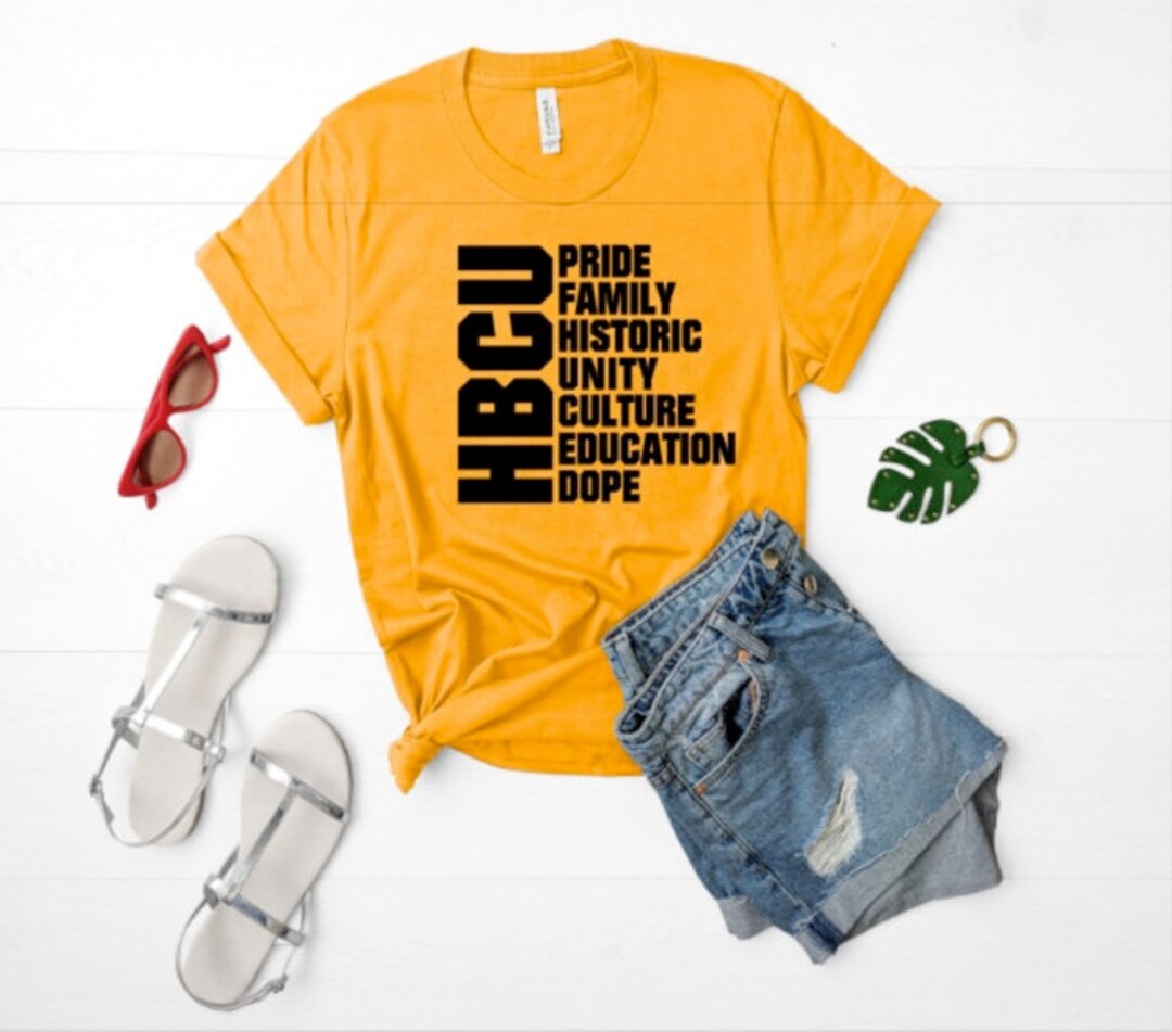 HBCU Pride T-shirt: Black College Apparel - Etsy
