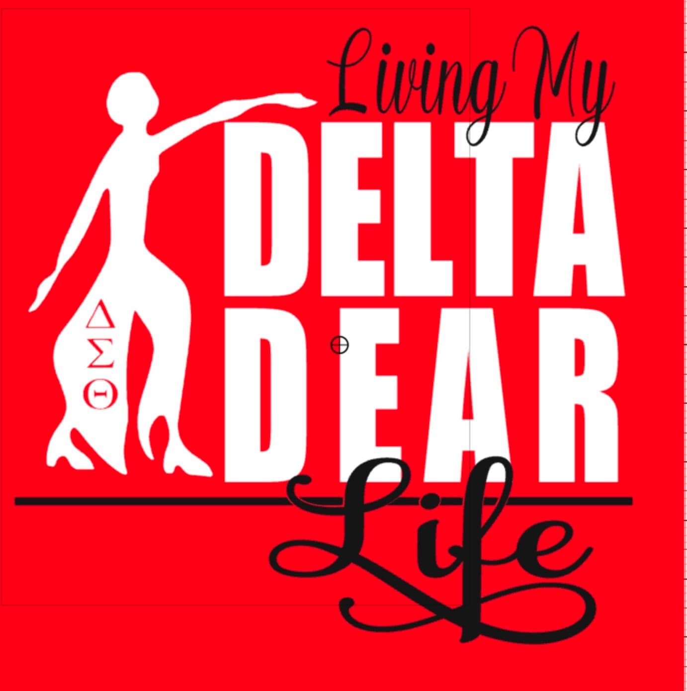 Delta Dear Cut File - Etsy