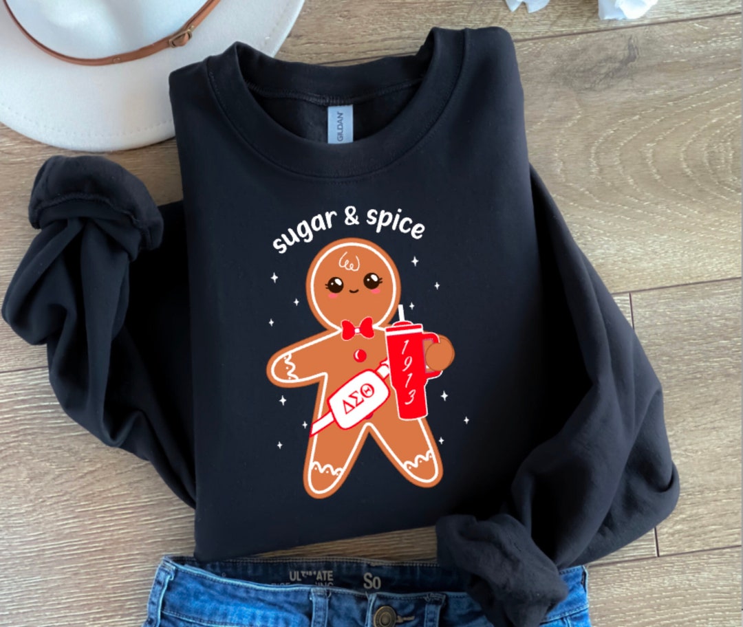 Delta Sigma Theta Christmas Sweatshirt: Funny Gingerbread Xmas 1913 - Etsy
