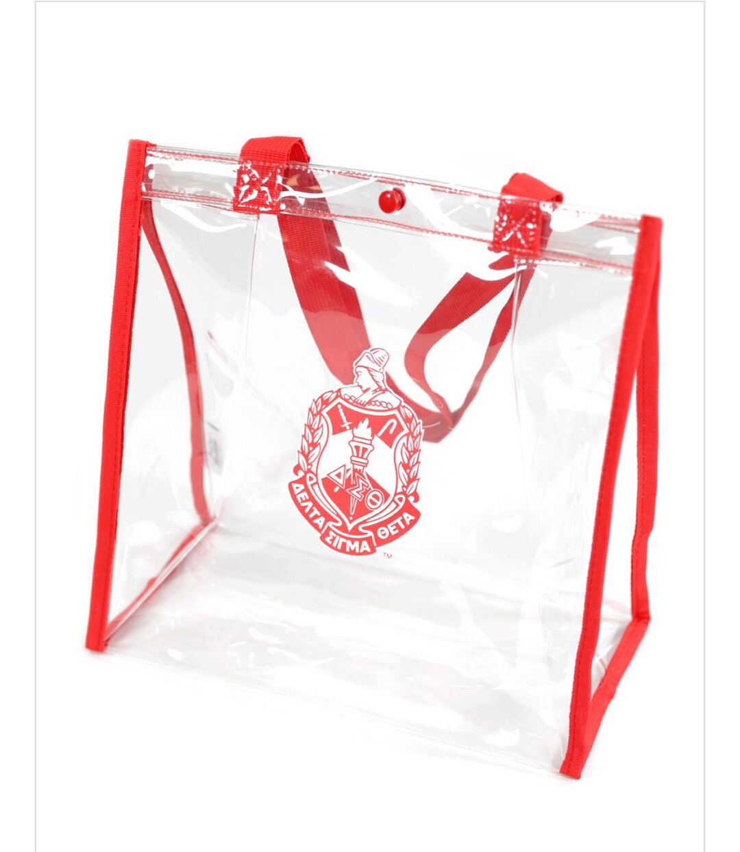 Delta Sigma Theta Clear Tote, Stadium Approved Bag, Gift - Etsy