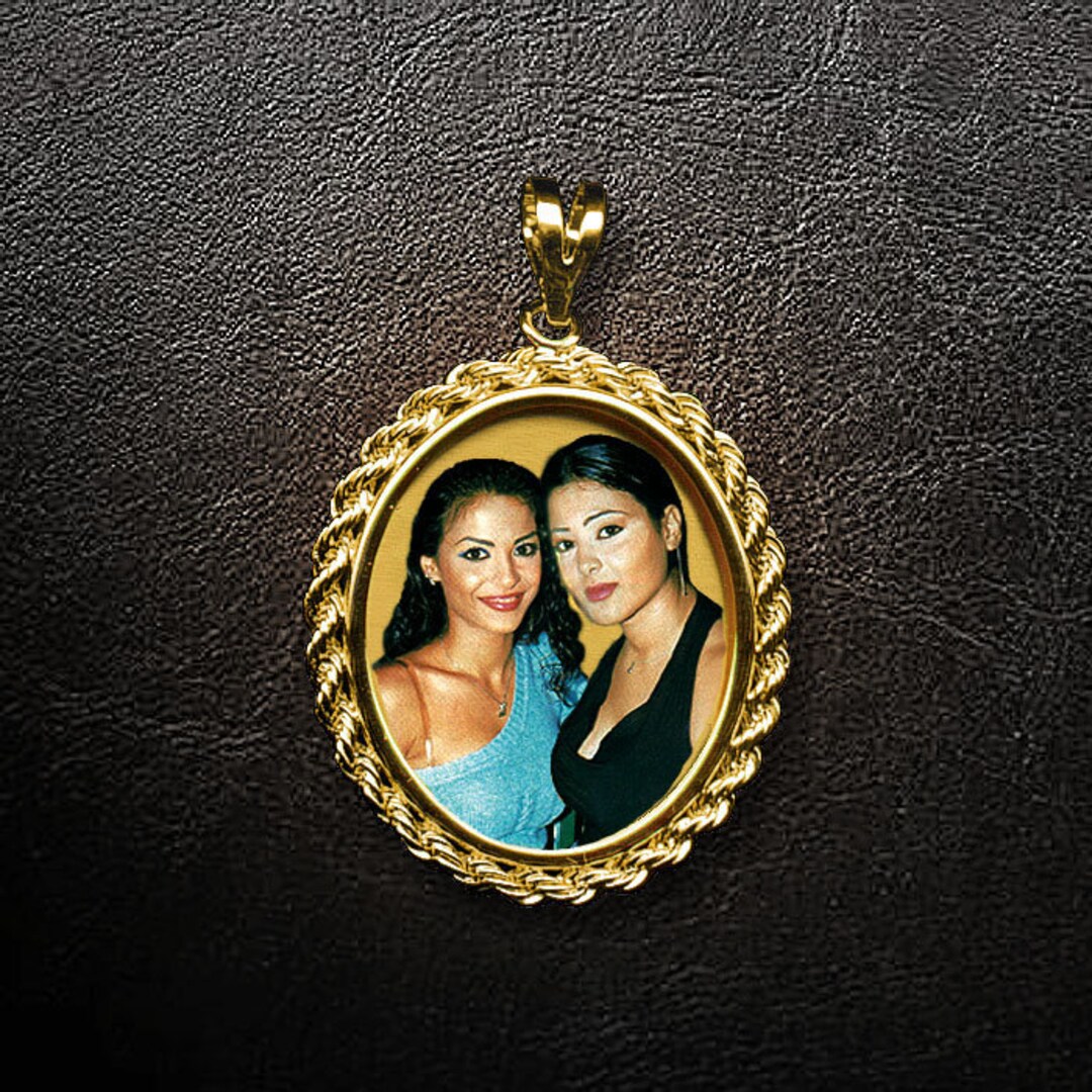 Custom Necklace,photo Pendant,photo Charm,gold Charm,photo Necklace ...