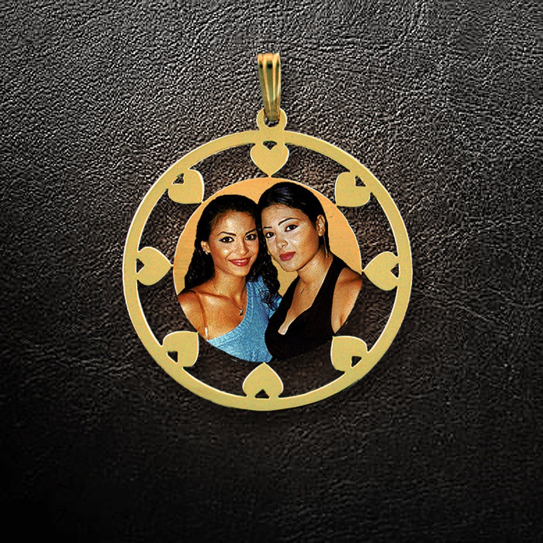 Photo Pendant,gold Photo Pendant,photo Necklace,photo Charm,gold ...