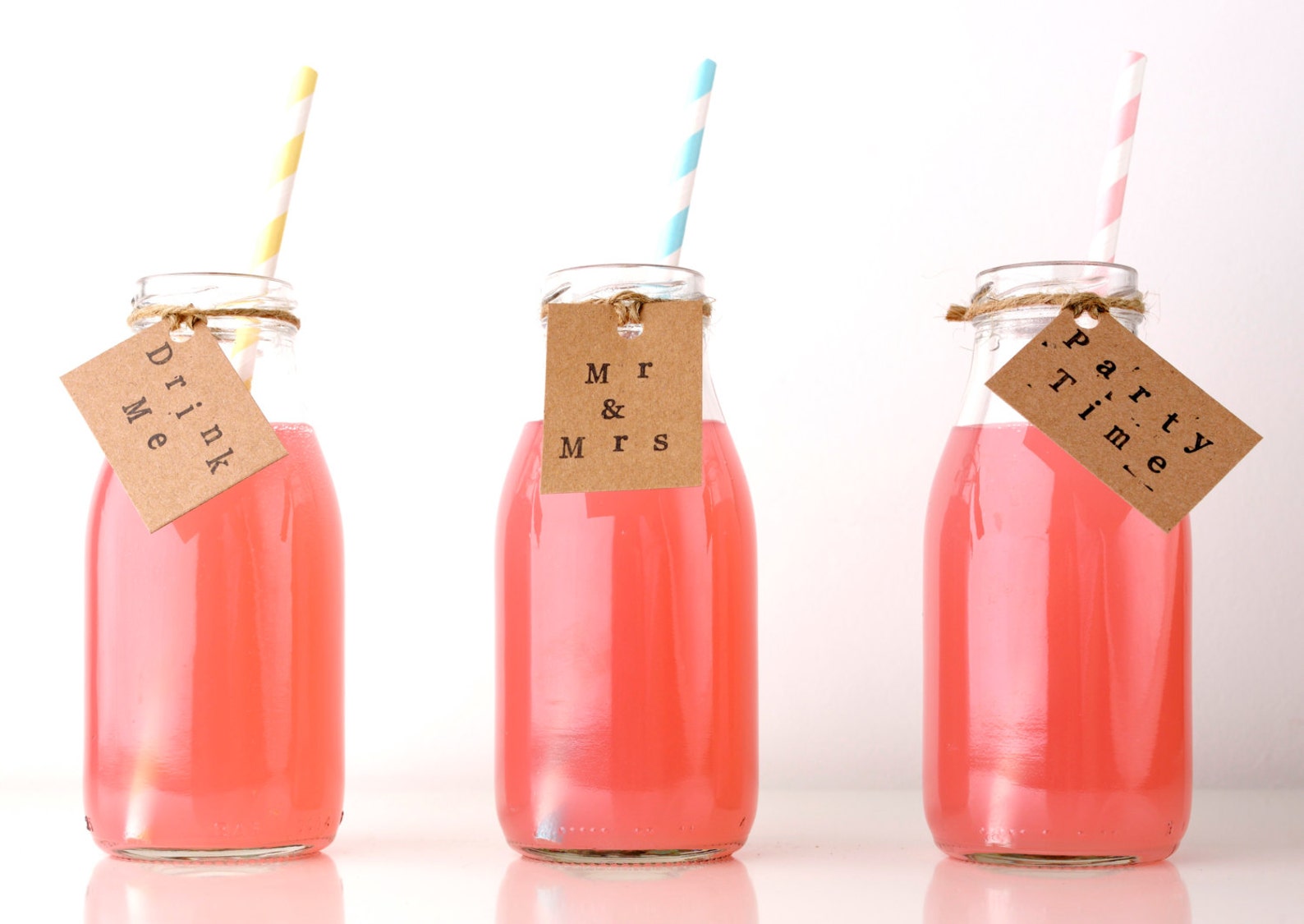 10 X Mini Milk Bottles Wedding / Baby Shower / Party Favour - Etsy