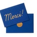 Merci! Gold Foil Blocked Thank You Card on Luxe Sustainable Paper With ...