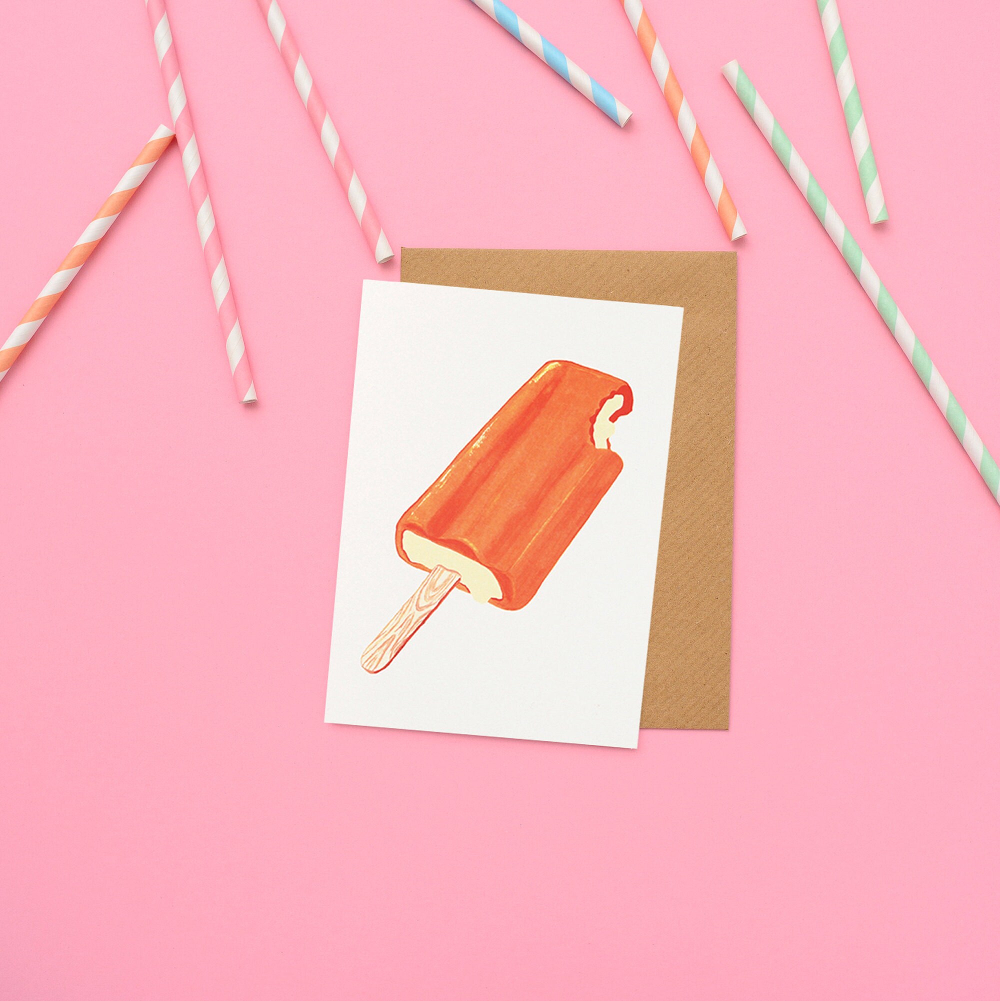 Scratch + Sniff Scented Popsicle Greeting Card! - Etsy