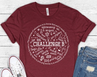 Challenge B Shirt | Etsy