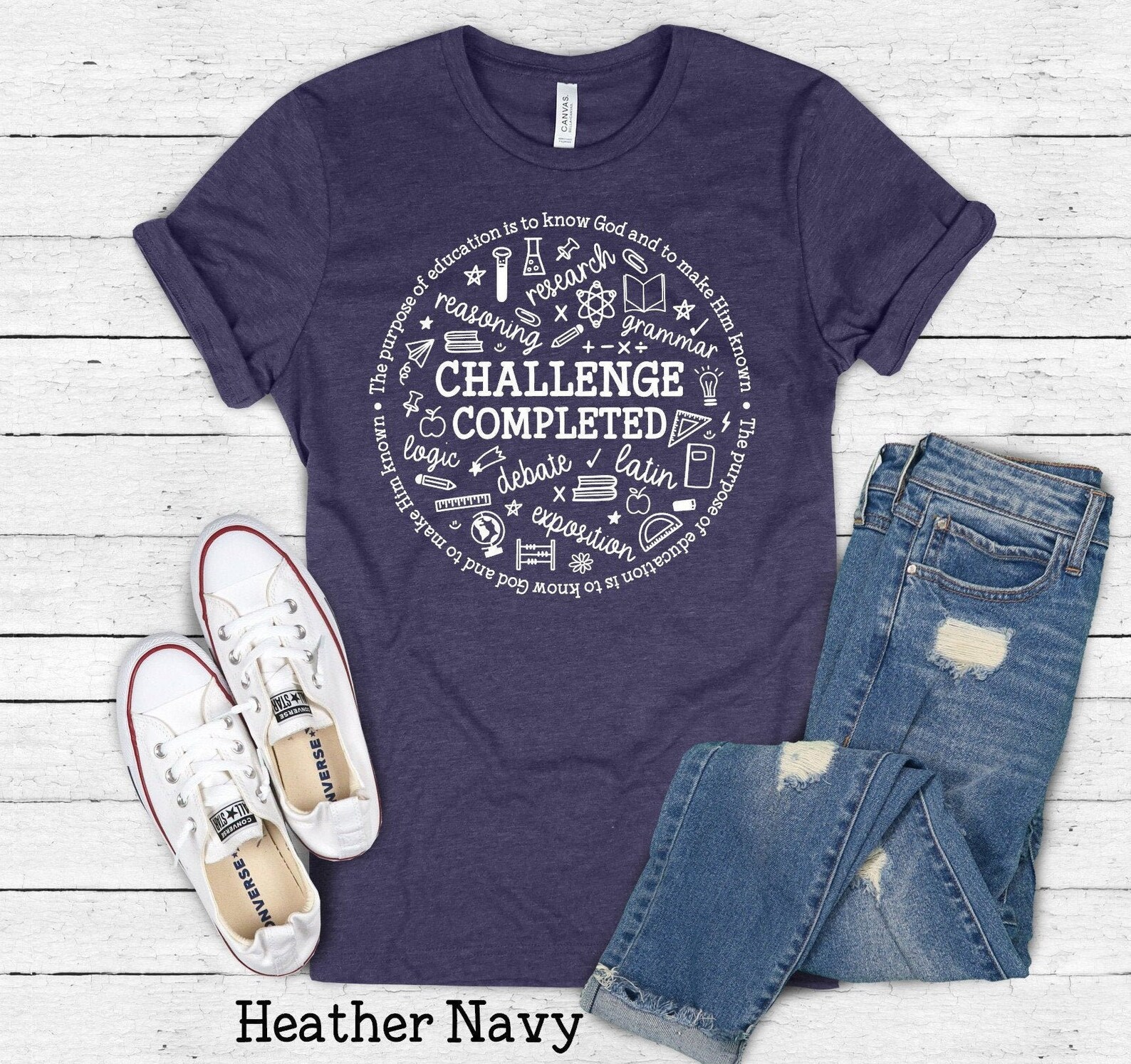 Challenge Completed Shirt CC Tshirt Classical Conversations - Etsy
