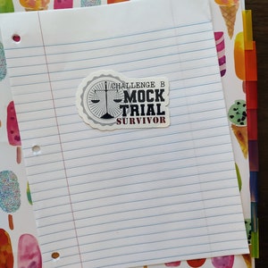 Classical Conversations Challenge B Mock Trial Survivor Waterproof ...