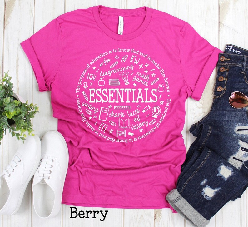 Classical Conversations ESSENTIALS Shirt Unisex Jersey Short | Etsy