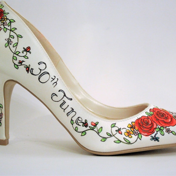 Custom Bridal Shoes - Etsy