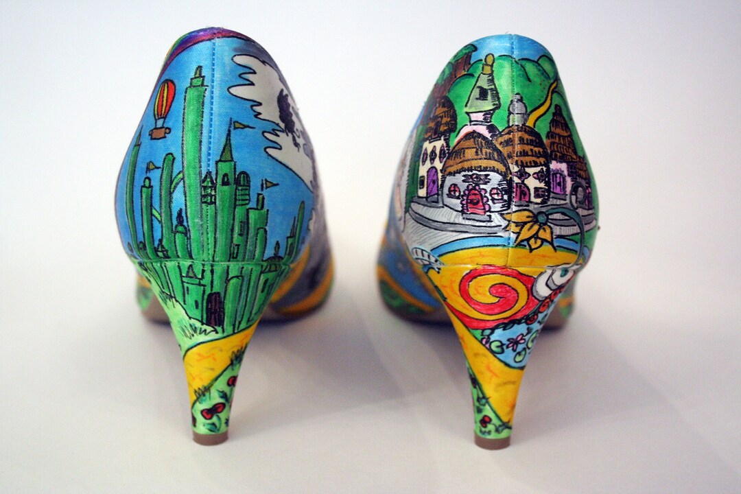 Hand Painted Shoe Design on Your Own Shoes Decorated Shoes Custom ...