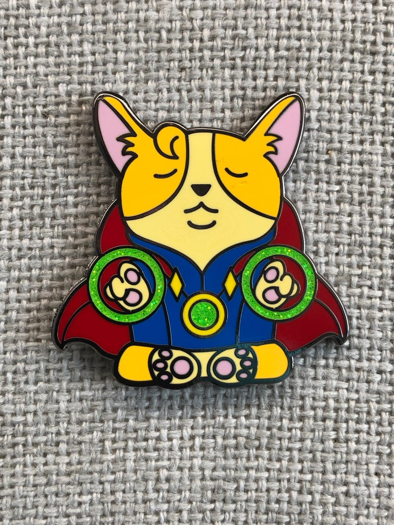 Doctor Strange Corgi Pin - Etsy