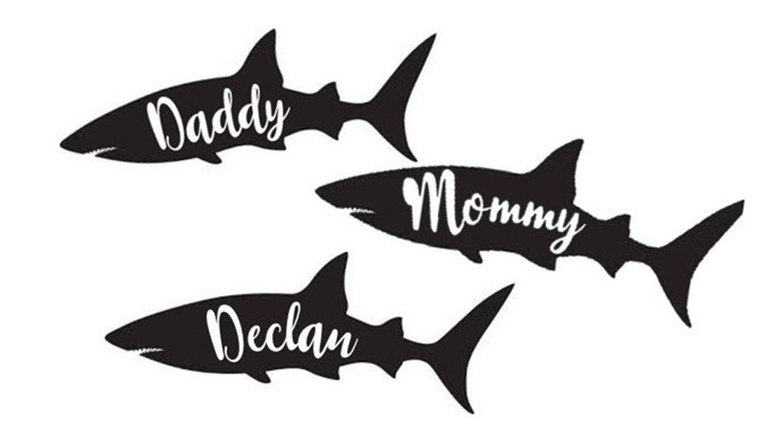 Downloadable Design-family Sharks: Mommy, Daddy, PLUS One (1 ...