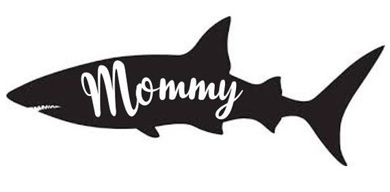 Downloadable Design-family Sharks: Mommy Shark Cursive PNG | Etsy
