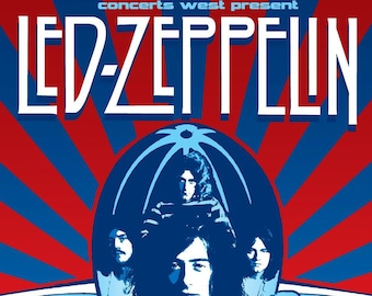 Led Zeppelin Concert Poster | Etsy
