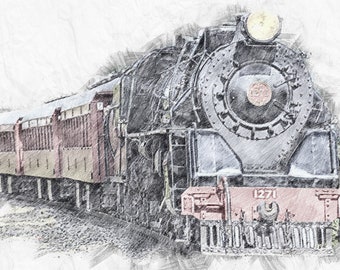 Railroad Mouse Pad - Etsy